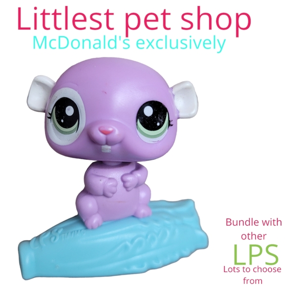 Littlest Pet Shop | Toys | Hasbro Littlest Pet Shop Mcdonalds Purple ...